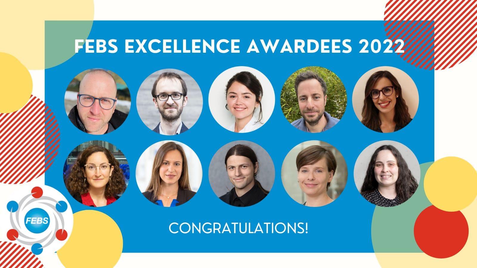 FEBS Excellence Awardees 2022 - FEBS