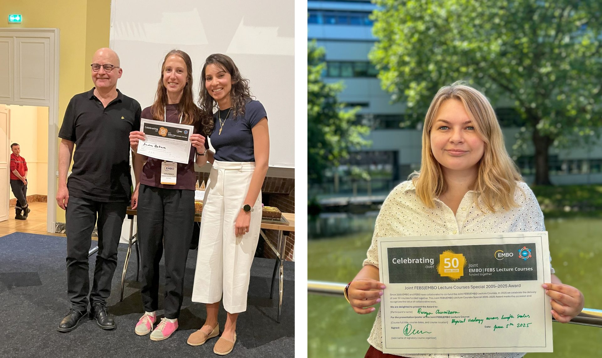 The Joint FEBS|EMBO Lecture Courses Special 2005–2025 Award - FEBS